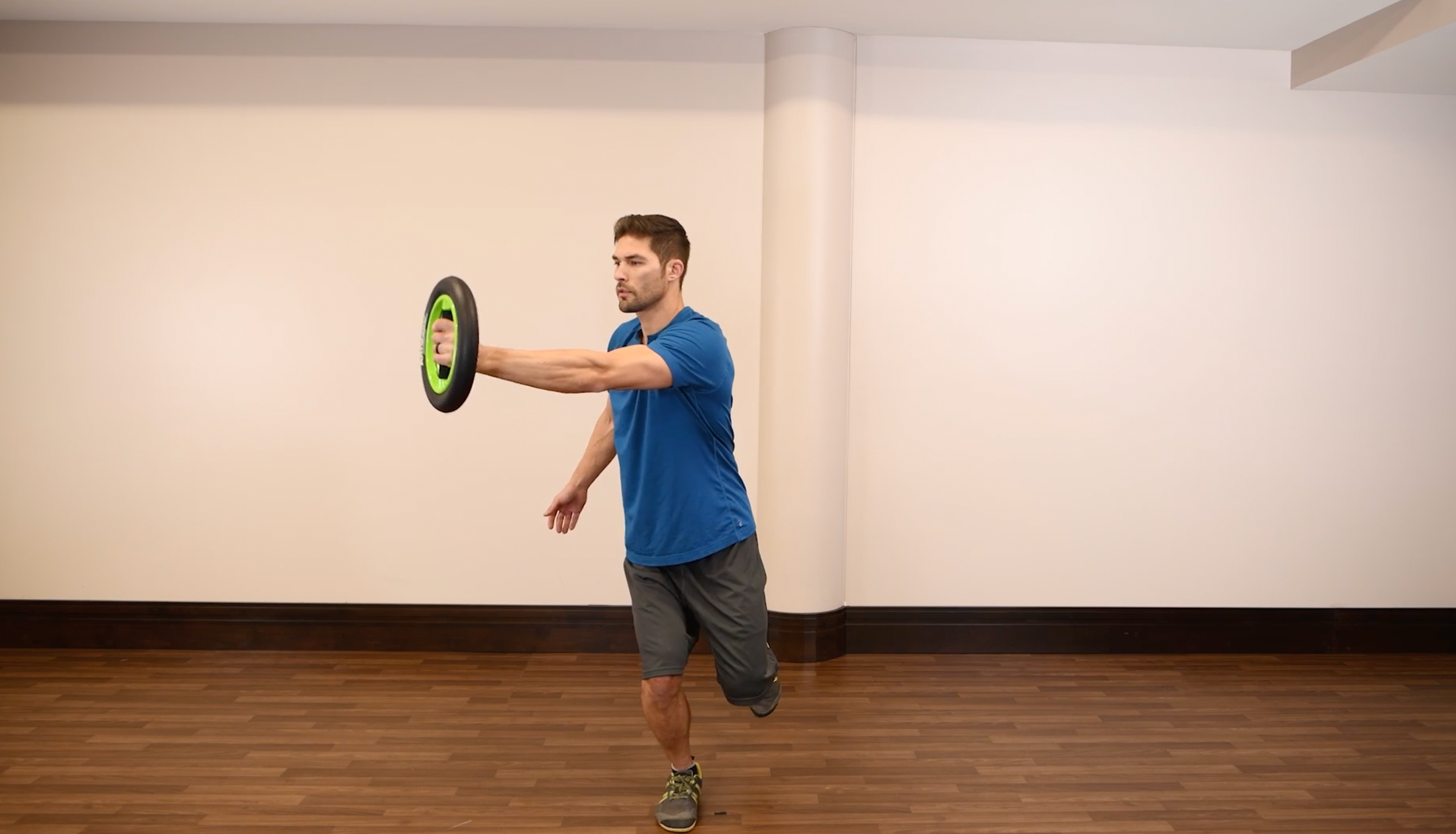 Single Leg Balance Right- Left Arm Rotating Wheel – AXIO Centripetal ...